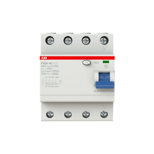 ABB 4P 63A 30MA AC-TYPE RESIDUAL CURRENT CIRCUIT BREAKER