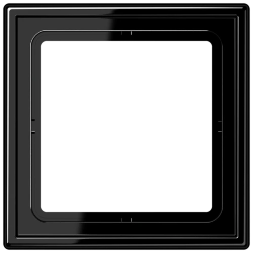 JUNG LS BLACK 1-GANG FRAME